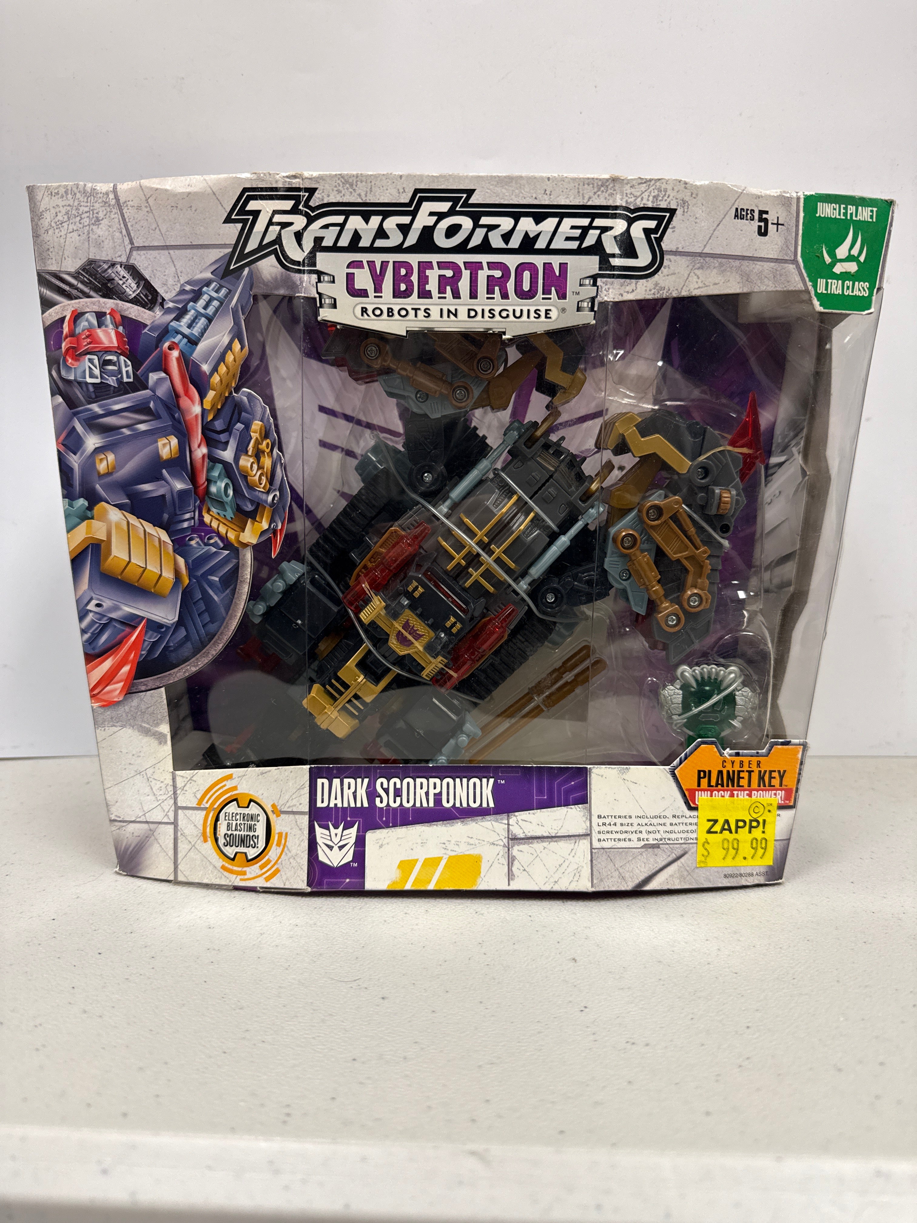 Transformers Cybertron Robots in Disguise Dark Scorponok Ultra Class ...