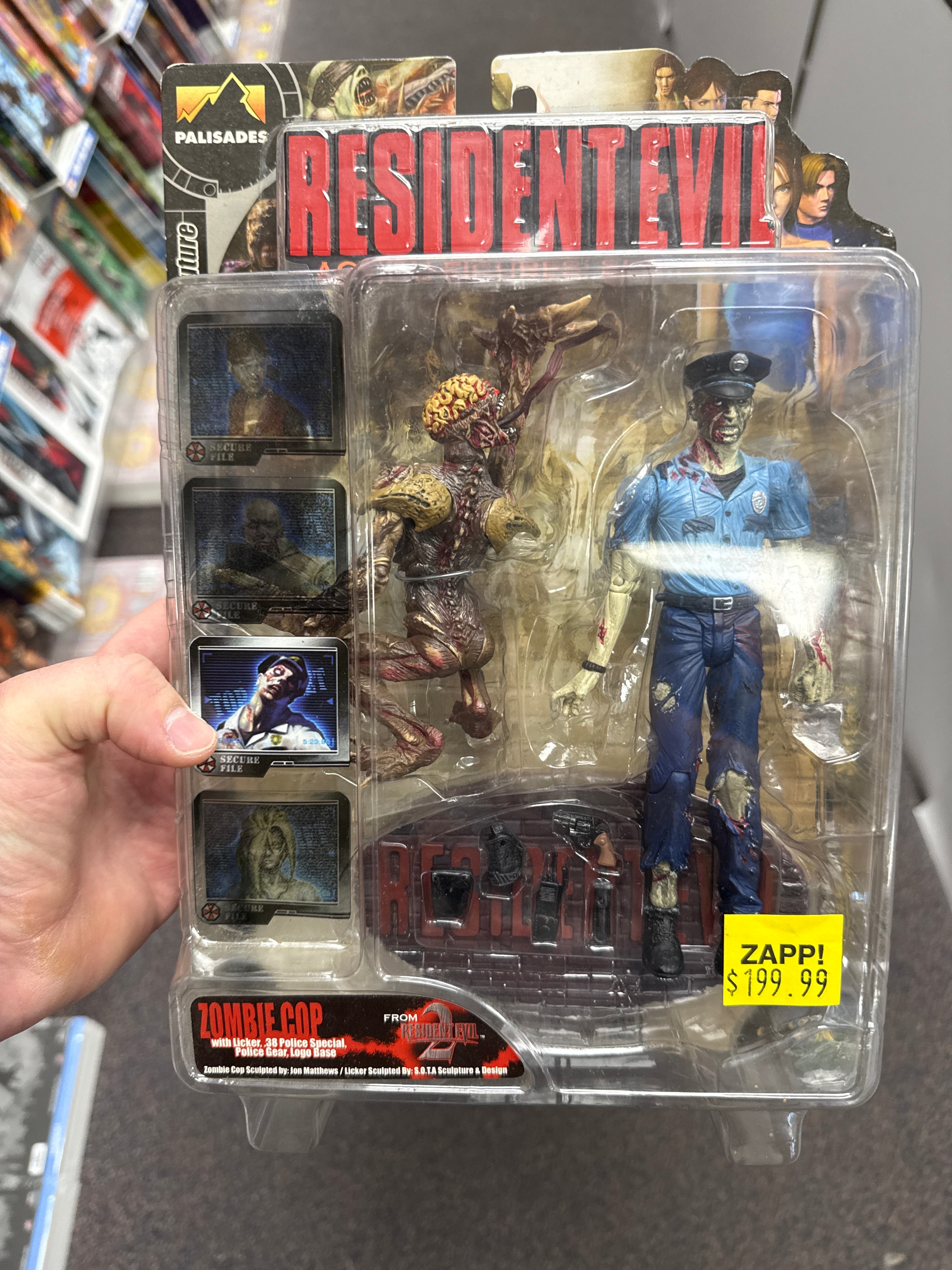 Palisades Toys Resident Evil Action Figures Series 2 Zombie Cop – Zapp ...