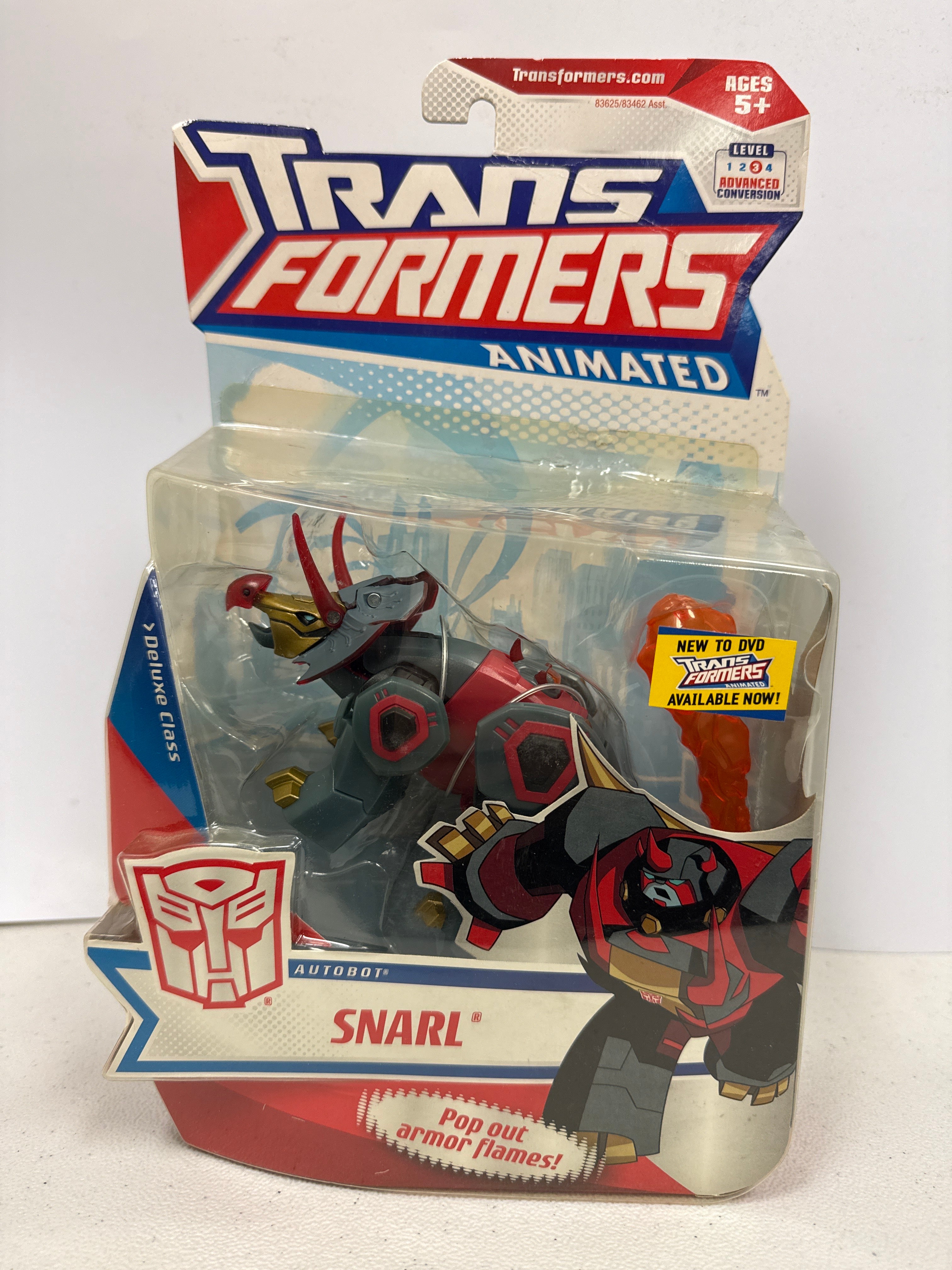 Transformers Animated Deluxe Class Snarl 2008 (Damaged Box) – Zapp! Comics