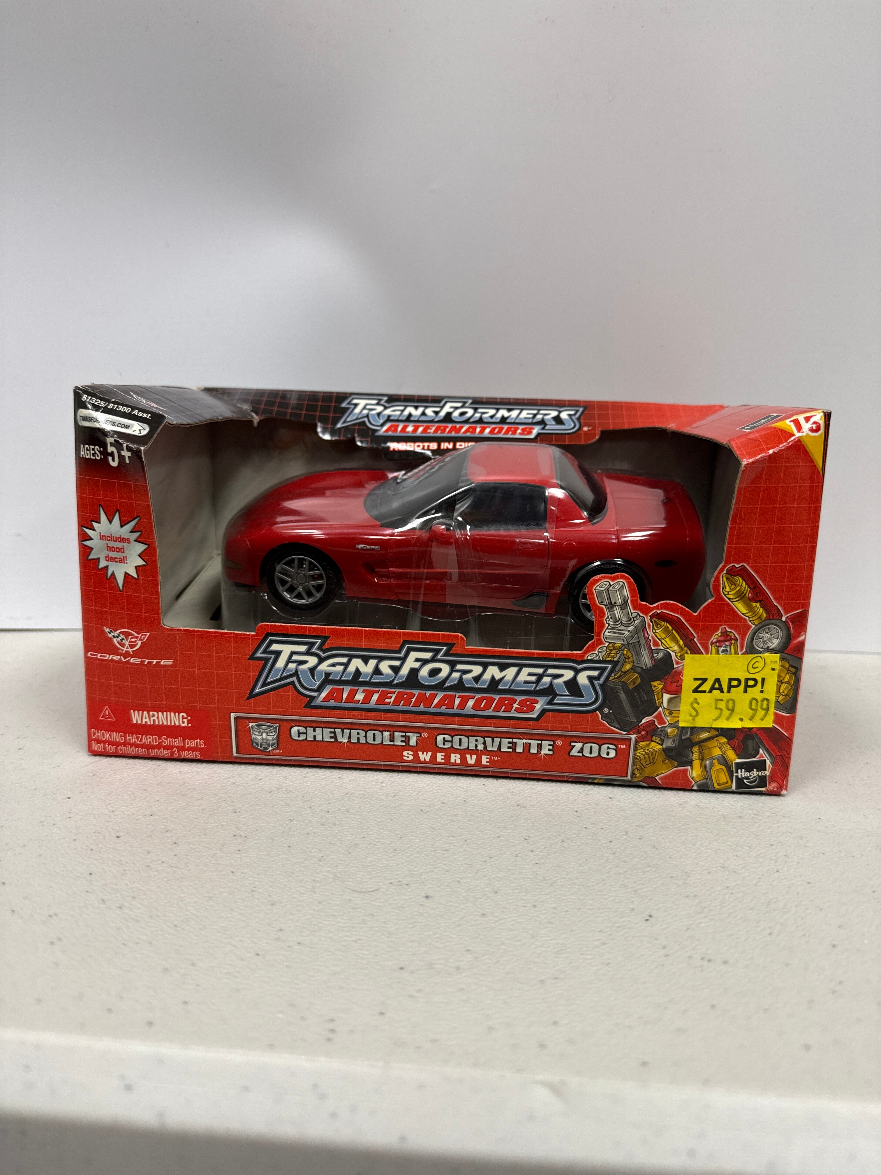 Transformers Alternators Chevrolet Corvette Z06 Swerve (Box Damage ...